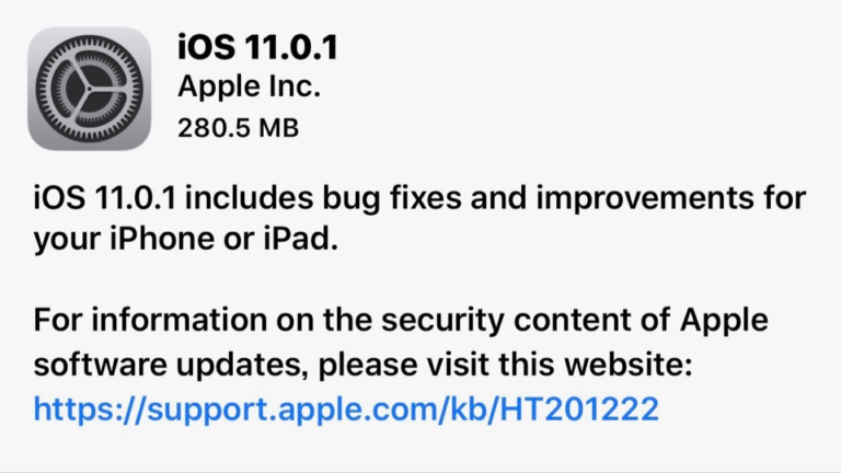 Apple、僅か一週間で「iOS 11.0.1」をリリース。バグの修正など | ringocat note